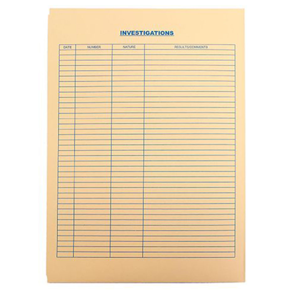 A4 Standard Medical Files - TF074001-PW