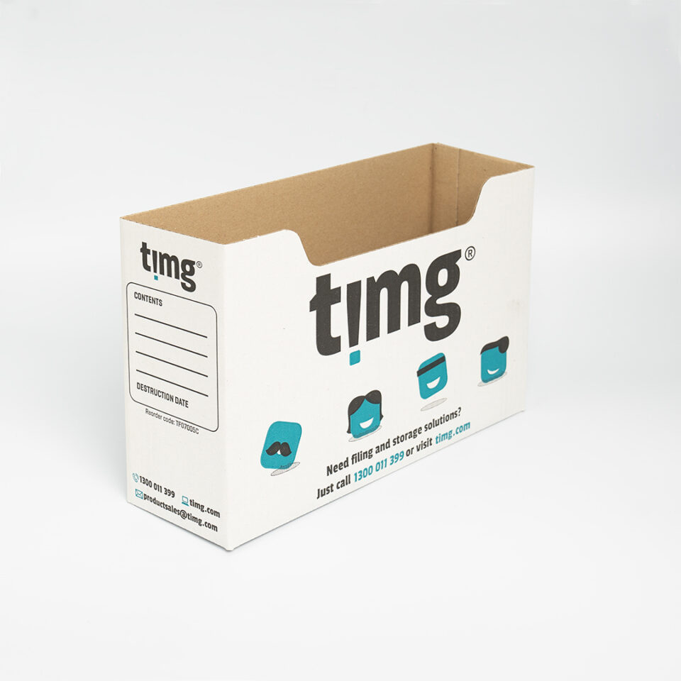 Tidy Files White File Storage Containers - TF07005C