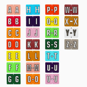 Tidy Files Alpha Labels Series 2