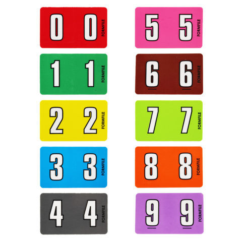 Numeric Labels - Standard Size