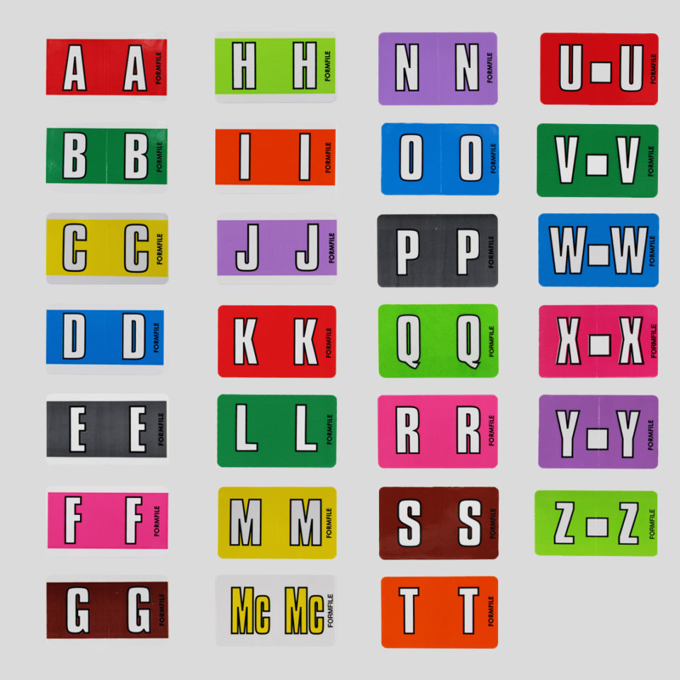 Alpha Labels Standard Size for sale