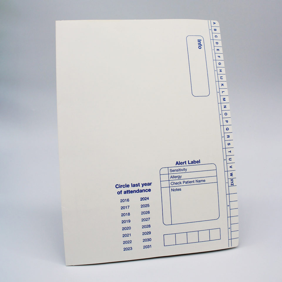 A4 Standard Medical Files - TF074001-PW