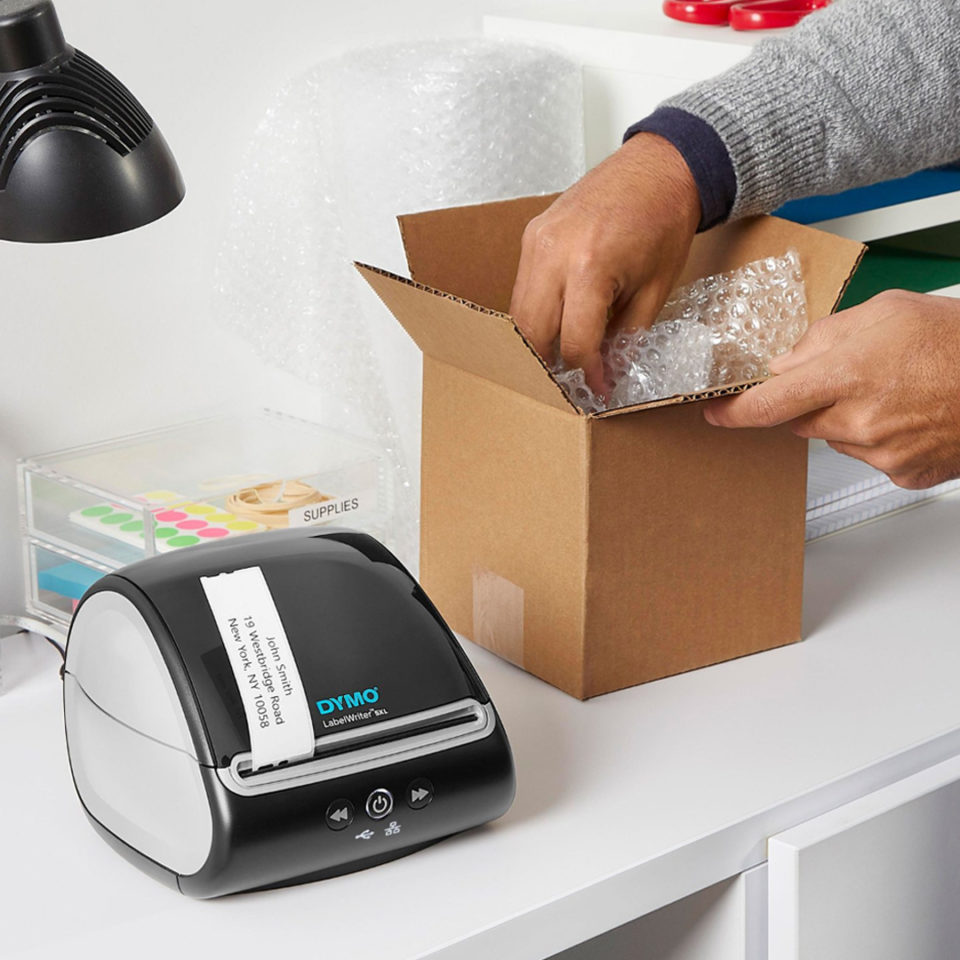 The DYMO® LabelWriter® 5XL label printer