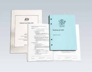 Government Legislation Printing Australia - Order Hard Copies